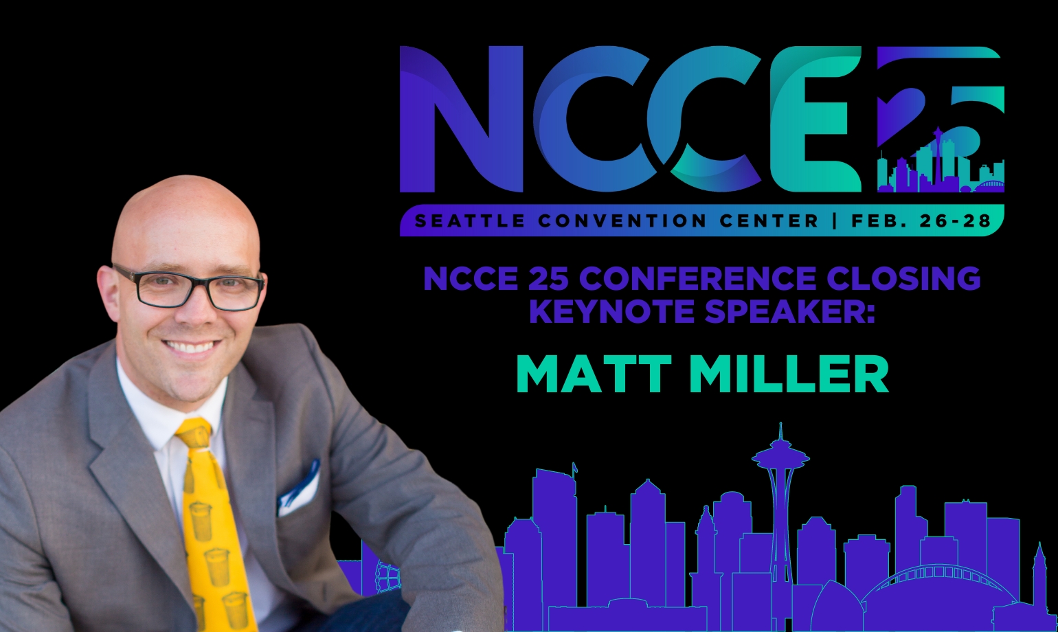 NCCE 2025 Closing Keynote: Don't Miss Matt Miller - NCCE